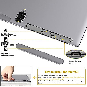 Tablet 10.1'' Android 11 Tablet 2023 Latest Update 4G Phone Tablet 64GB + 4GB Storage Octa-Core Processor, 13MP Camera, Dual SIM Card Slot, 128GB Expand Support, GPS, WiFi, Bluetooth, 1080P HD (Gray)