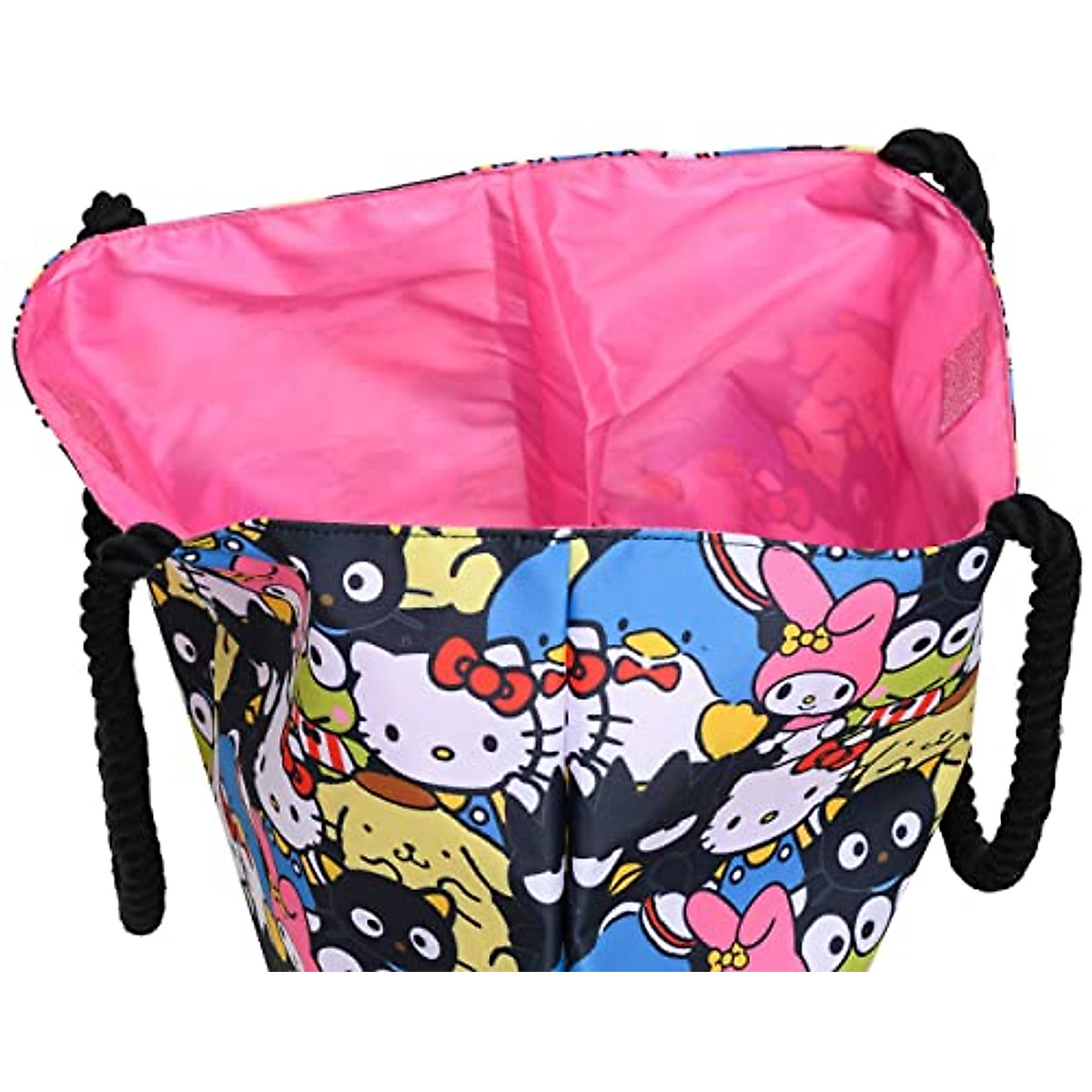 Hello Kitty and Friends Tote My Melody Keroppi Chococat Tuxedo Sam Print Bag