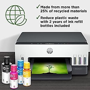 HP Smart -Tank 6001 Wireless All-in-One Cartridge-free Ink Printer, up to 2 years of ink included, mobile print, scan, copy (2H0B9A)