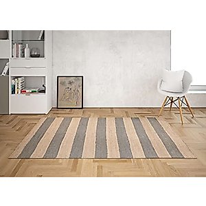 Indian Handwoven Square Jute Rug Runner Doormat Naural Fiber Yoga Mat Bohemian Carpet Turkish Rug Living Room Rug Vintage Rug Tapis Salon