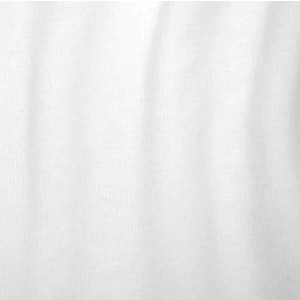 100% Organic Cotton Heavy Weight Rib - White - by The Yard