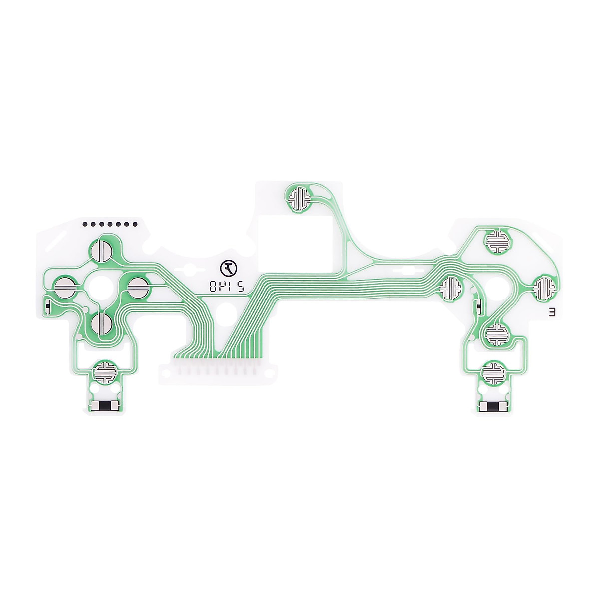 eXtremeRate 2 pcs Conductive Film Keypad Ribbon Cable Silicone Adhesive Conductive Pad Kits for PS4 Pro JDM-040 - Screwdriver Tools Included