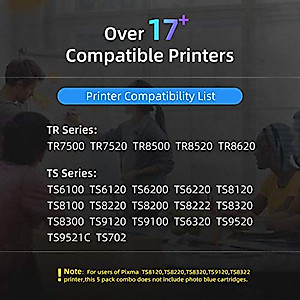 FAcms Compatible Canon tr8520 Ink Cartridge Replacement for Canon 280 281 Ink cartridges,PGI-280XXL CLI-281XXL for PIXMA TR7520 TR8520 TS6120 TS6220 TS6320 TS8120 TS8220 TS9120 Printer (10 Pack)