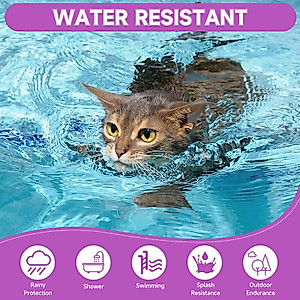 Woyamay 4 Pack Calming Collar for Cats, Adjustable Cat Calming Collar for Cat Anxiety Relief, Cat Pheromones Collar, Water-Resistant & Breakaway Calming Cat Collars, Long-Lasting 60 Days, Iridescent