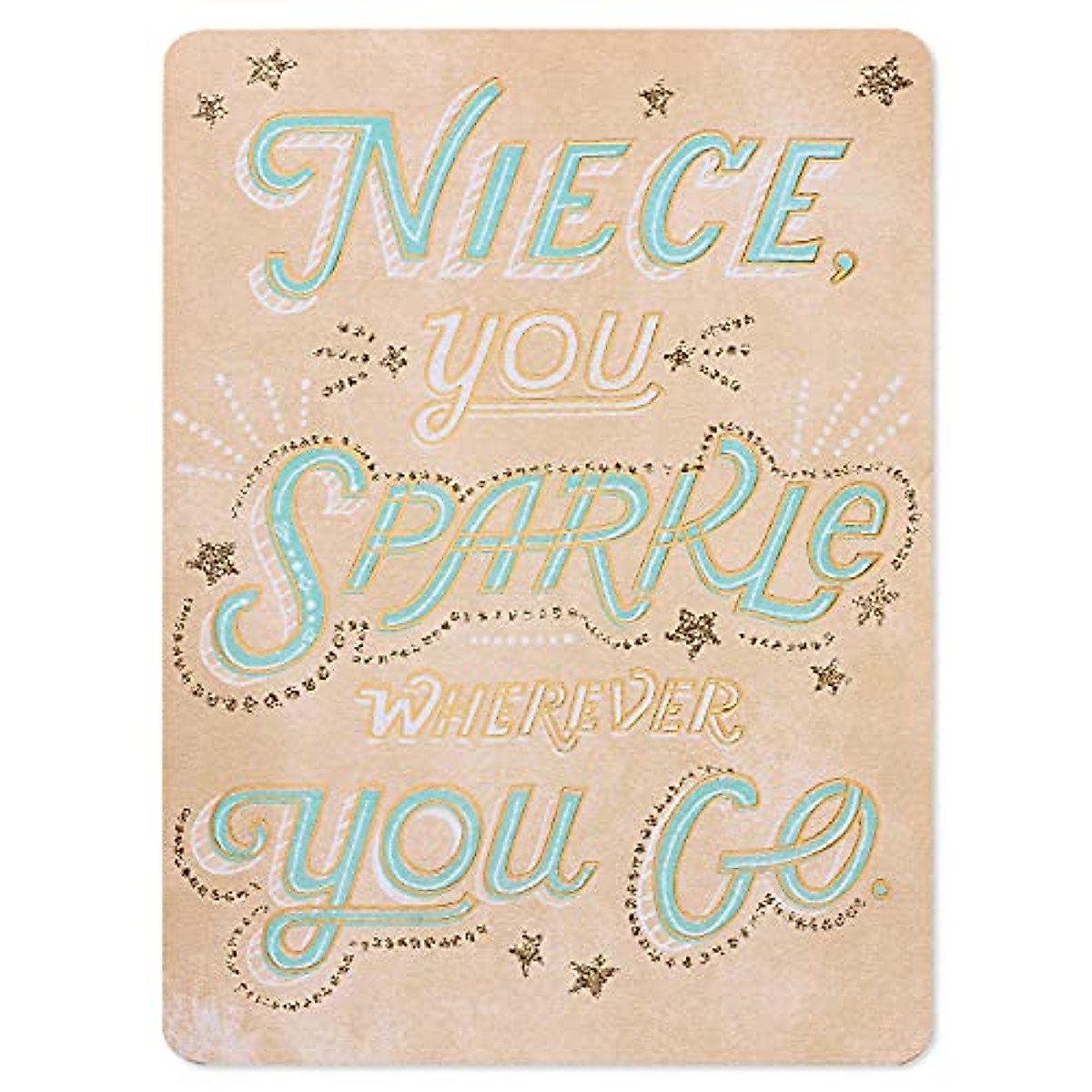 American Greetings Birthday Card for Niece (You Sparkle)