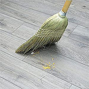 Genuine Joe Joe Janitor Lobby Blend Broom, Nickel