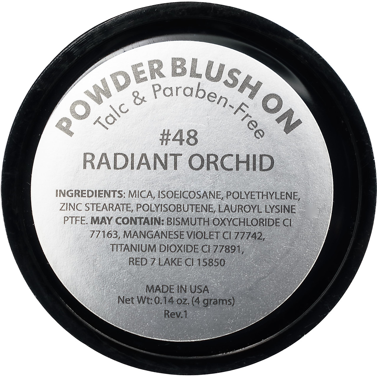 Pure Ziva Radiant Orchid Purple Lavender Violet Princess Pink Vegan Blush Pressed Cheek Color Powder, Talc & Paraben Free, No Animal Testing & Cruelty Free