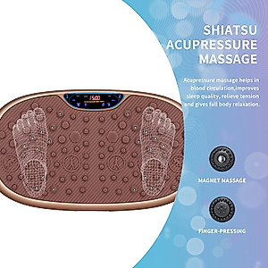 EILISON FitMax 3D XL Vibration Plate Exercise Machine - Whole Body Workout Vibration Fitness Platform w/Loop Bands - Home Workout for Lymphatic Drainage Machine for Weight Loss, Wellness, Recovery