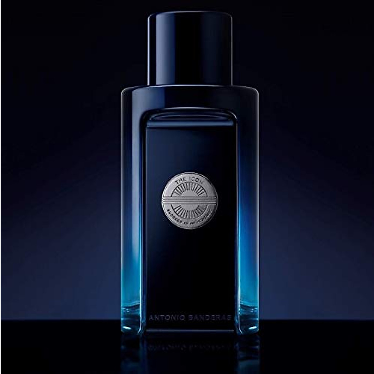 Banderas The Icon Eau De Toilette For Men - Long Lasting - Virile, Elegant, Trendy And Sexy Scent - Wood, Amber, And Sandalwood Notes - Ideal For Special Events - 3.4 Fl Oz