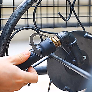 Worth Garden 5/8 in. x 3ft Short Hose - Durable PVC Non Kinking Heavy Duty Water Hose with Brass Hose Fittings - 12 Years Warranty - H055D01