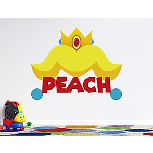 Kyle Cornhole Princess Nursery Wall Decal - Name Letters for Wall Decor - Personalized Name Stickers - Custom Vinyl Lettering - Baby Name Decals for Girls KA1505, Green