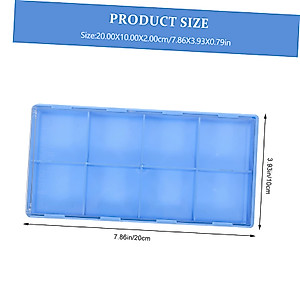 Box Clear Storage Screws Organizers Parts Storage Container Watch Parts Bead Storage containers Jewelry Organizer Tray Nail Art Supplies Screws case Compartment Plastic Components