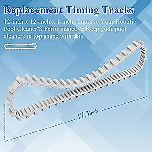 PROSOCOOL Automatic Robotic Pool Cleaners Tracks Parts 9985006-R2 Compatible with Dolphin Maytronics Models from 2006 to Present Part