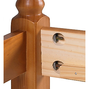 Pack of 4 Replacement Bolts 150 mm Long, 1/4" Thread. 4 Half-Moon/Crescent/Lunar Threaded Nuts Included. Best for Made in Brazil Beds and Bunk Beds