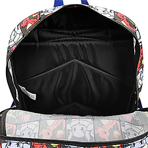 Bioworld Pokemon Evolutions With Molded Front Pokeball Panel 16" Youth Boys Backpack