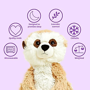 Intelex Warmies Microwavable French Lavender Scented Plush, Meerkat Warmies