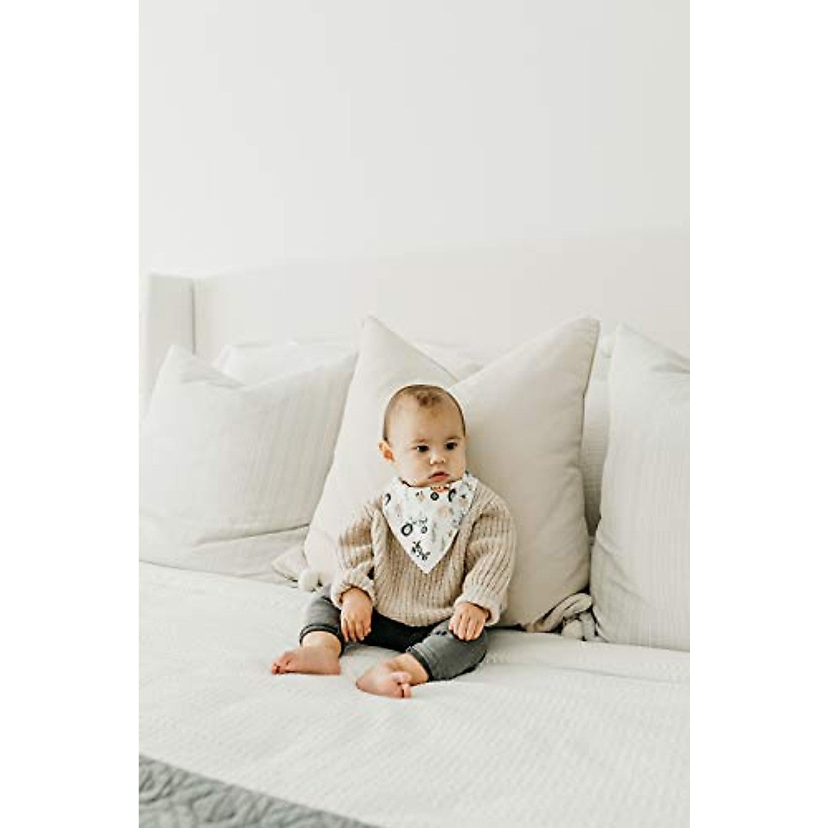 Copper Pearl Baby Bandana Drool Bibs for Drooling and Teething 4 Pack Gift Set “Jo