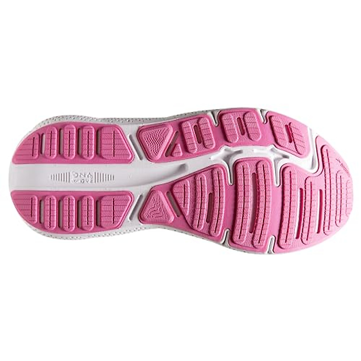 Brooks Women’s Ghost Max Cushion Neutral Running & Walking Shoe - Pink Glo/Purple/Black - 8 Medium
