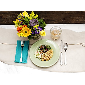 Knork Stainless Steel Flatware Starter, 12 Piece Set, Matte