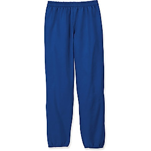 Hanes Men's EcoSmart Non-Pocket Sweatpant, Deep Royal, Medium