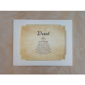 OLD PARCHMENT - Personalized ANY First Name Meaning Keepsake Print 8.5 x 11 | Artwork Home Decor Kids Room Brown 8.5 x 11 Inch