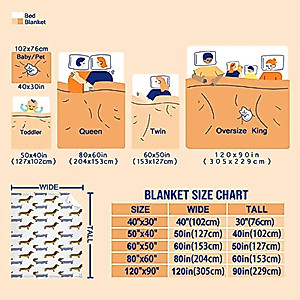 Dachshund Blanket Dog Plush Gifts for Kid Girl Boy Fleece Throw Cute Dachshunds Lightweight Christmas Decor Sheet Soft Flannel Blankets Women Men Bedding for Sofa-40"x30" Extra Small for Toddler Pet