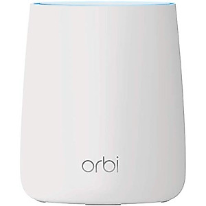 NETGEAR Orbi Whole Home Wifi System Add-On Satellite - White (Renewed)