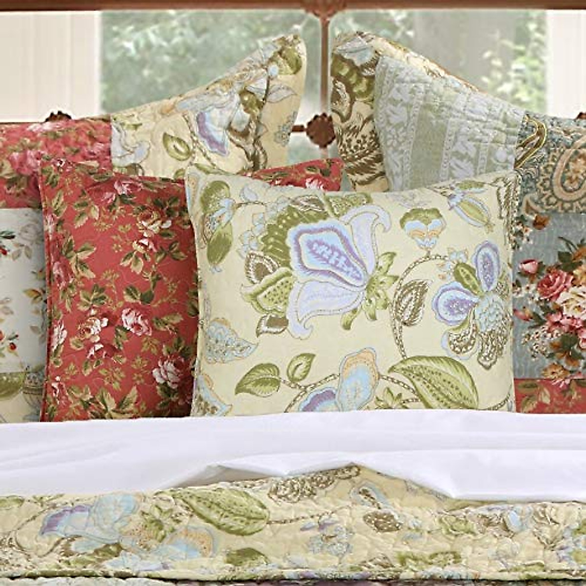 Greenland Home Blooming Prairie Dec. Pillow Pair Accessory-Multi, Multicolor