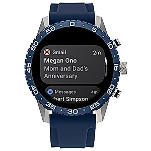 Citizen CZ Smart PQ2 44MM Sport Smartwatch with YouQ App with IBM Watson® AI and NASA research, Wear OS by Google, HR, GPS, Fitness Tracker, Amazon Alexa™, iPhone Android Compatible, IPX6 Rating