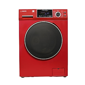 Equator All-in-One Washer Dryer VENTLESS/VENTED PET cycle 1.62cf/15lbs 110V in Merlot