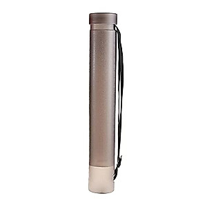 Newmind Document Poster Tube - Plastic Storage Tube - Telescoping for Posters, Artwork and Drawings Model - Grey
