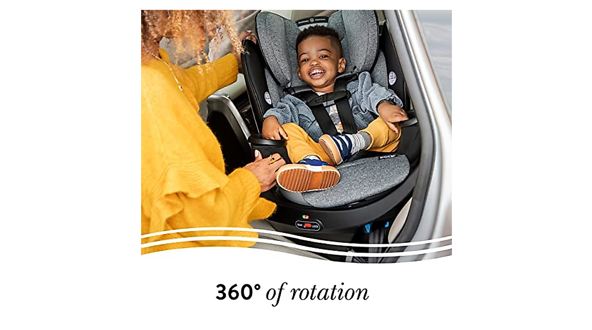 Evenflo Gold Revolve360 Rotational Car Seat | Safe & Easy 10-Year Use