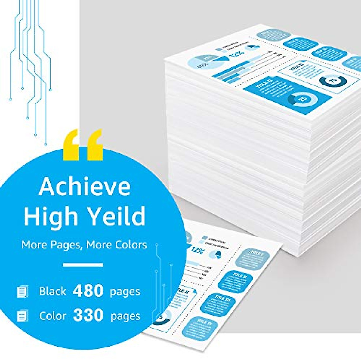 Palmtree Remanufactured Ink Cartridge Replacement for HP Ink 63 63XL Ink Cartridges Black and Color for HP OfficeJet 3830 4650 5255 Envy 4520 4512 4513 Deskjet 1112 2130 Printer (1 Black 1 Tri-Color)