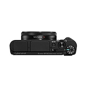 Sony DSC-HX99 Compact Digital 18.2 MP Camera with 24-720 mm Zoom, 4K and Touchpad – Black (Renewed)