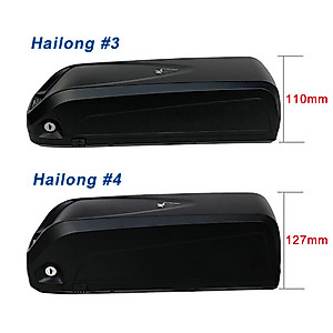 Yasco (US Warehouse) 48v Ebike Battery 13Ah Removable Waterproof Down Tube Large Capacity Lithium Battery for 500w/750w/1000w Adult Electric Bike Conversion Kit