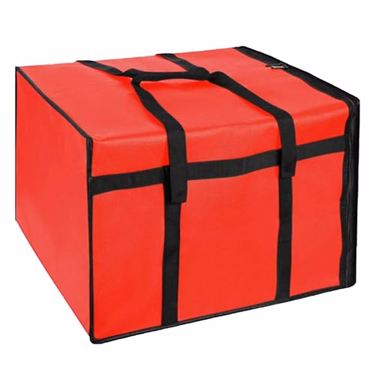 Bothyi Pizza Carrier Insulated Bag Food Bag Thermal Pizza Box Lightweight for Food Service with Dual Zippers Grocery Shopping Bag, 60cmx60cmx35cm