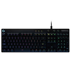 Logitech G810 Orion Spectrum RGB Mechanical Gaming Keyboard (Renewed)