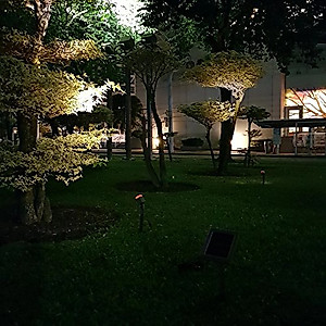 HEX 30X Twin Solar Spotlight Warm White LED Waterproof Dimmable Dusk to Dawn for Outdoor Garden Yard Landscape Pathway Downlight Uplight