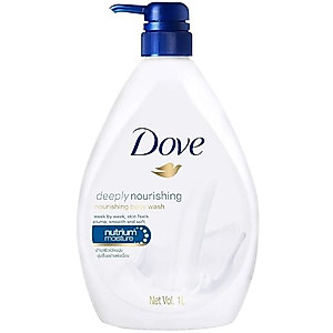 Dove Body Wash 33.8Oz W/Pump Deeply Nourishing Pack (Deeply Nourishing, 1)