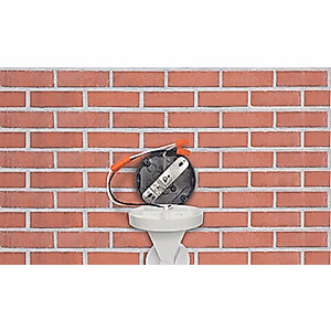 IQ America Motion Security Flood Light Eave/Soffit or Wall Universal Mount 1100 Lumen LED Outdoor Weatherproof Adjustable Motion Sensor, 180° 50' Detection, Yard Barn Shed Attic Workshop Garage WH