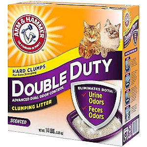 Arm & Hammer Double Duty Clumping Cat Litter, 14lb
