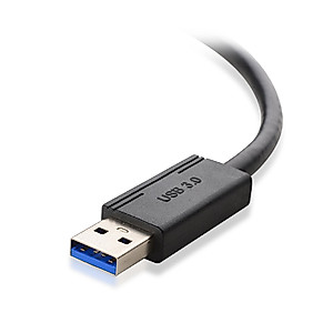 Cable Matters 3-Port SuperSpeed USB 3.0 Hub with SD Card Reader in Black