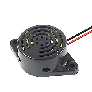 10PCS SFM-27 DC 3-24V Alarm Siren Electronic Piezo Active Buzzer, 95dB High Decibel Continuous Beep Speaker for Arduino