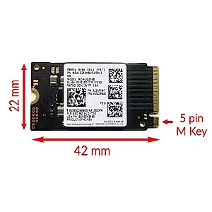 OEM Samsung MZALQ256B 256GB M.2 PCIe NVME Solid State Drive SSD MZALQ256HBJD 42mm 2242 Form Factor M Key