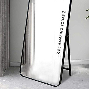 Be Amazing Today Vinyl Mirror Decor Mirror Motivation Vinyl Wall Decal 13x1.3inch