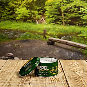 Repel 64090-1 Scented, 6 candles, clear