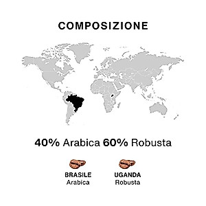 Italian Coffee pods compatible with Nespresso original machines, Italian Expresso capsules (100 Crema Aluminum Pods, 100 Count (Pack of 1))