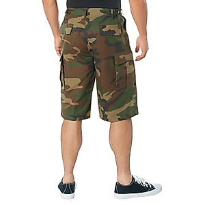 Camouflage Shorts Xtra Long Woodland Camo Fatigue Shorts 2 XLARGE