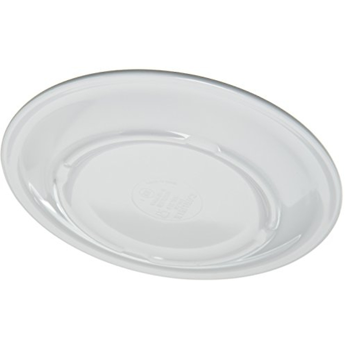 Carlisle FoodService Products KL20402 Kingline Melamine Pie Plate, 6-7/16" Diameter x 0.64" Height, White (Case of 48)
