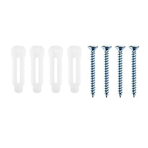 RealPlus 8pcs Invisible Floating Bookshelf for Wall Iron Floating Book Shelves Heavy Duty Book Organizer, White